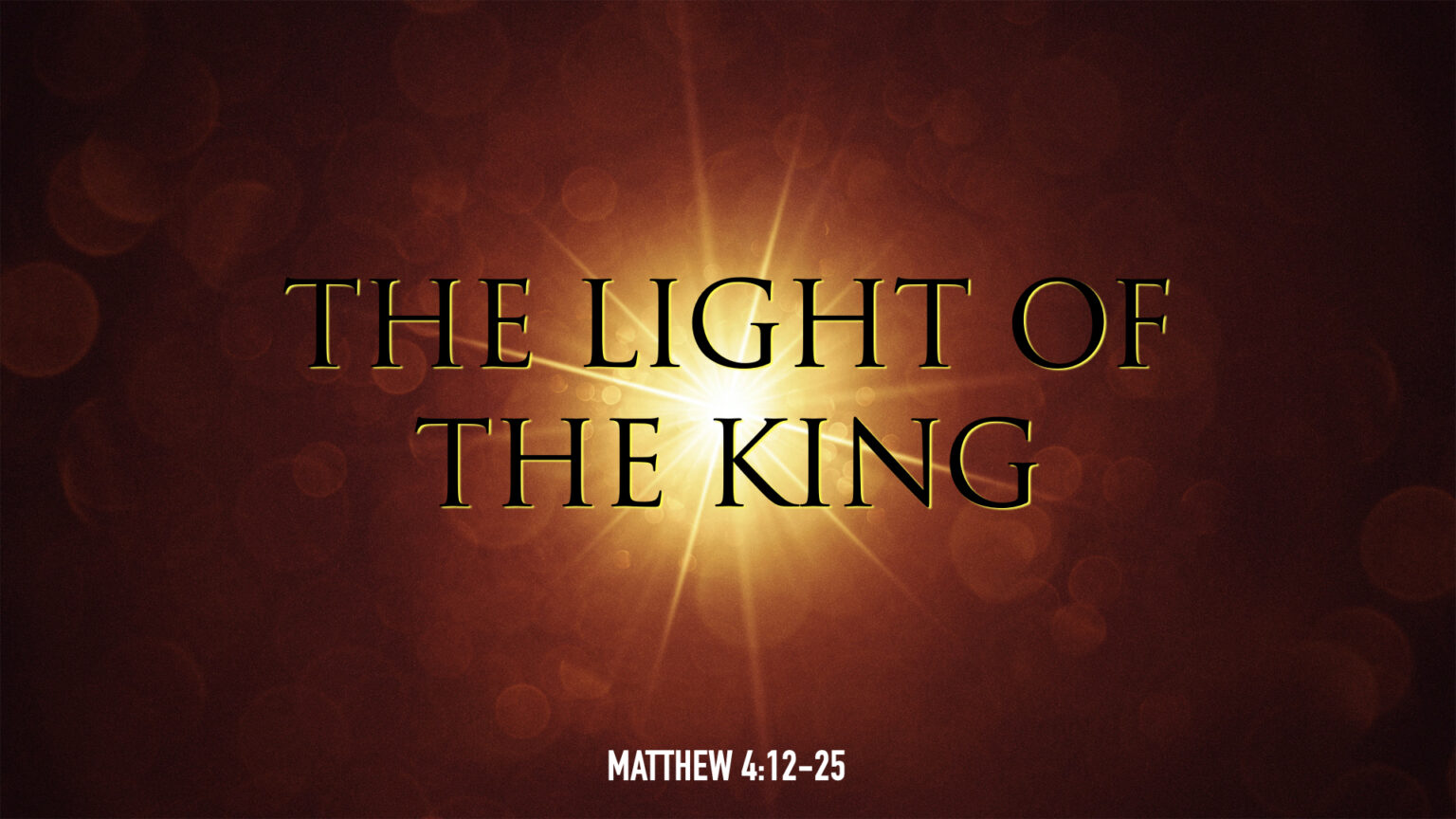 Matthew 4 12 25 The Light Of The King West Palm Beach Church Of Christ