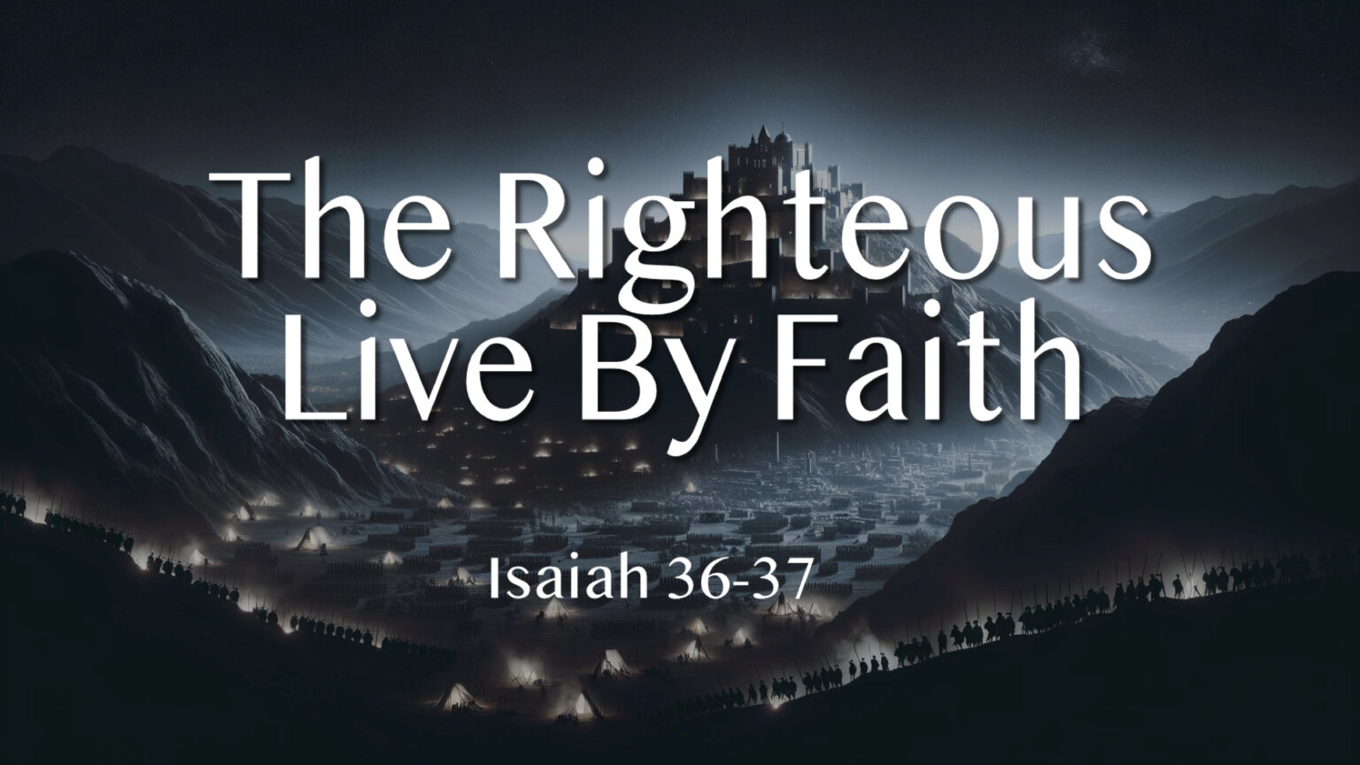 The Righteous Live By Faith – West Palm Beach church of Christ