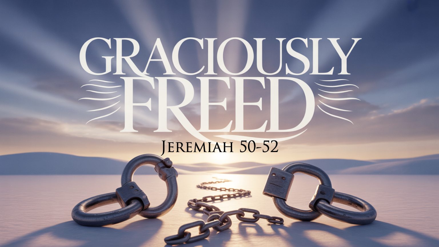 Jeremiah 50-52, Graciously Freed – West Palm Beach church of Christ