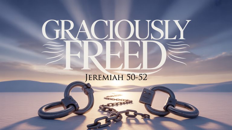 Jeremiah 50-52, Graciously Freed – West Palm Beach church of Christ